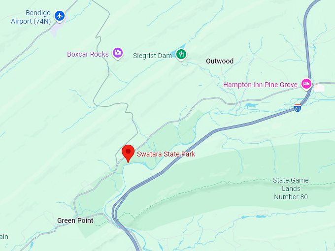 swatara state park map