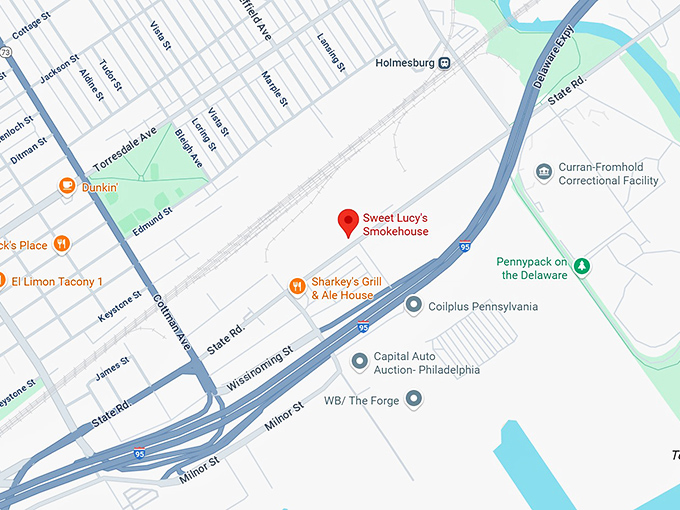 16. sweet lucy's smokehouse map
