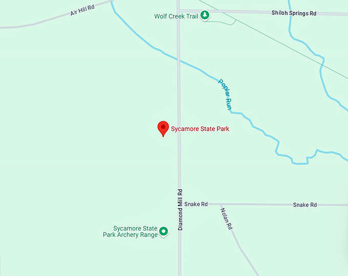 sycamore state park map