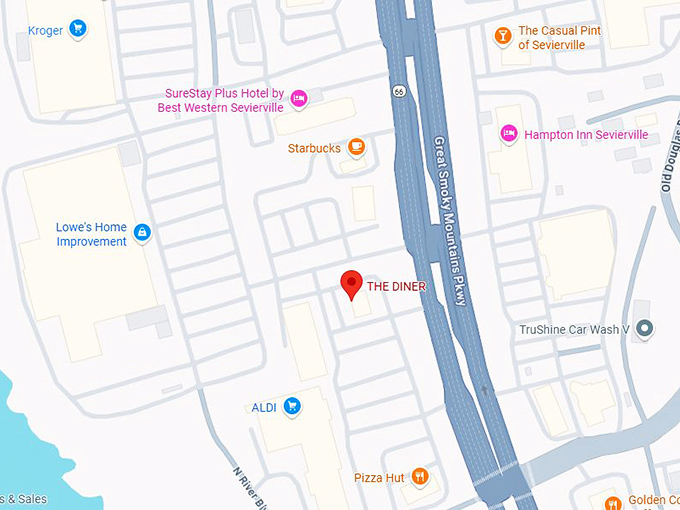 16. the diner map