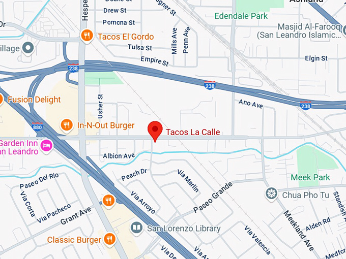 16. tacos la calle map