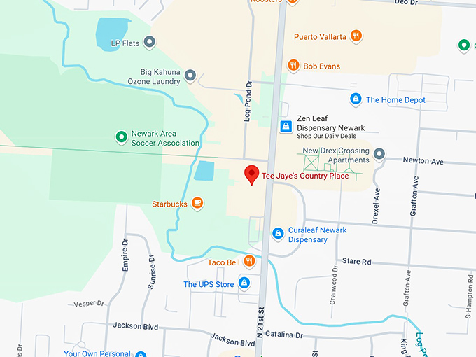 16. tee jaye's country place map