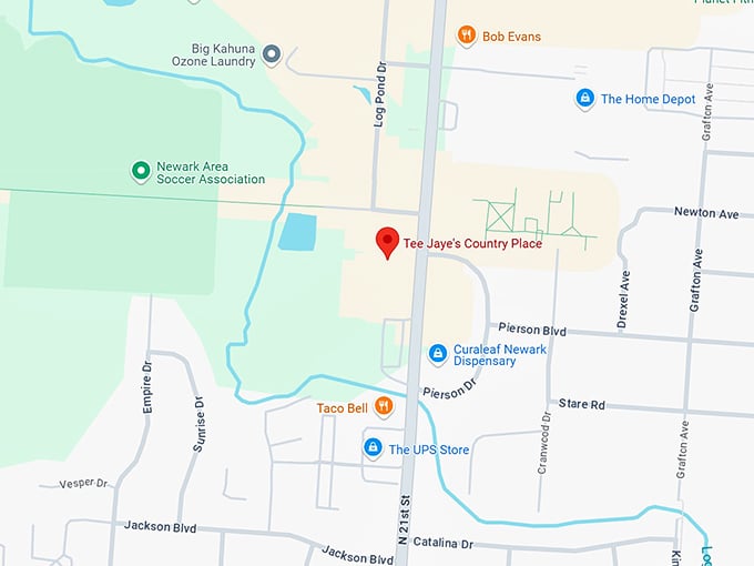 16. tee jaye's country place map