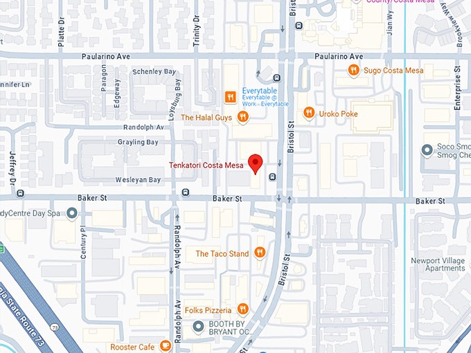 16. tenkatori costa mesa map