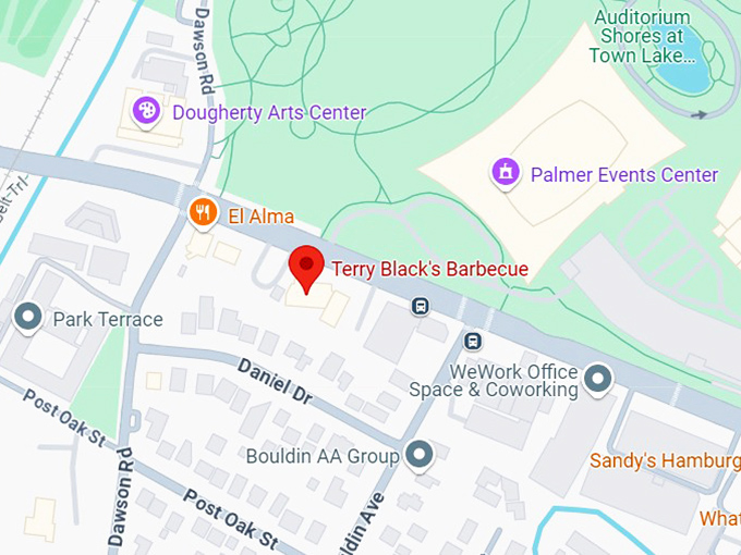 16. terry black's barbecue map