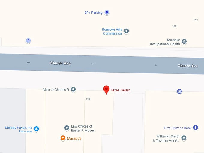 16. texas tavern map