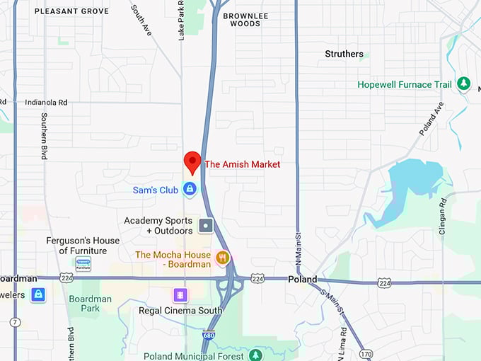 16. the amish market map