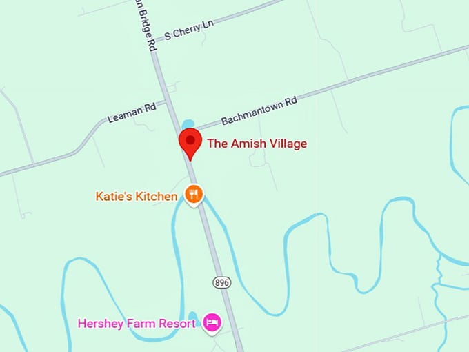 16. the amish village map