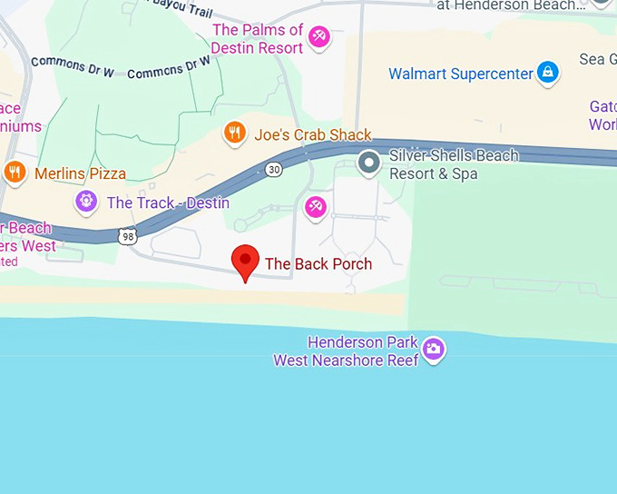 16. the back porch map