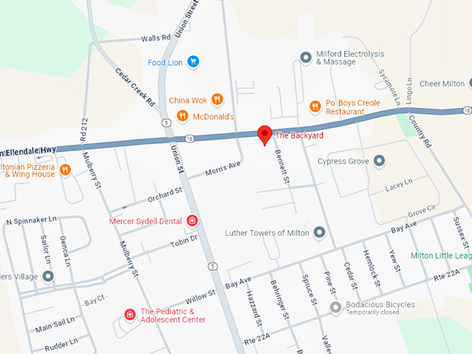 16. the backyard map