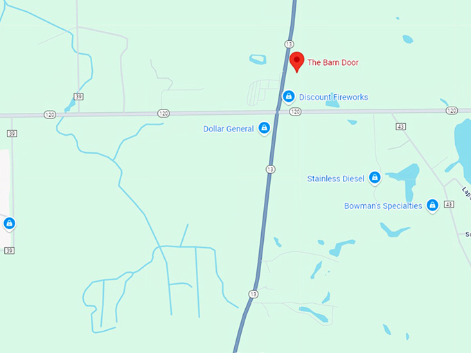 16. the barn door map