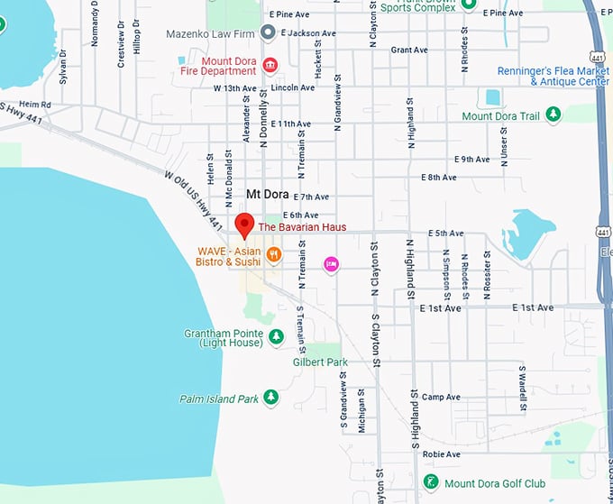 16. the bavarian haus map