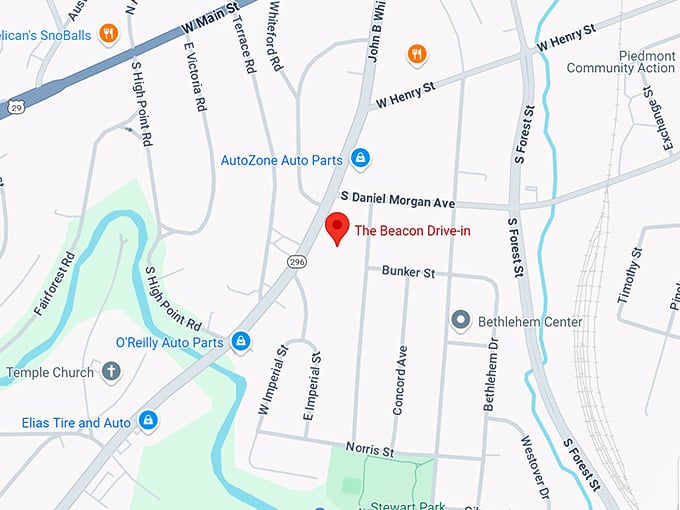 16. the beacon drive in map