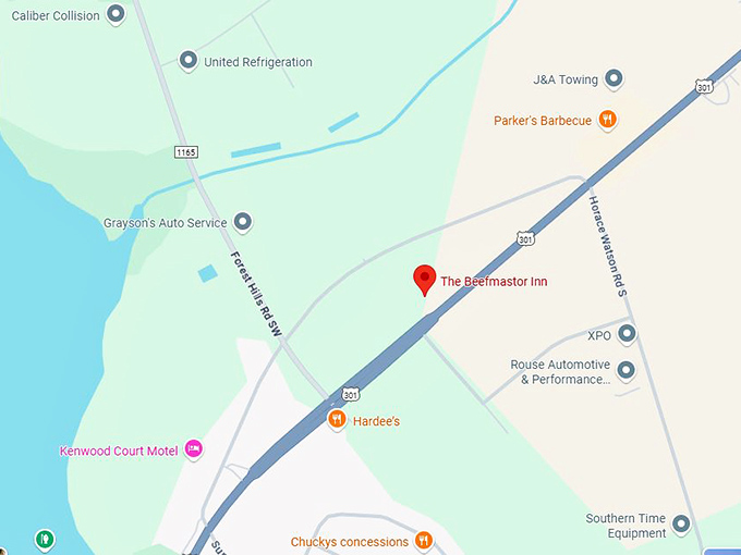 the beefmastor inn map