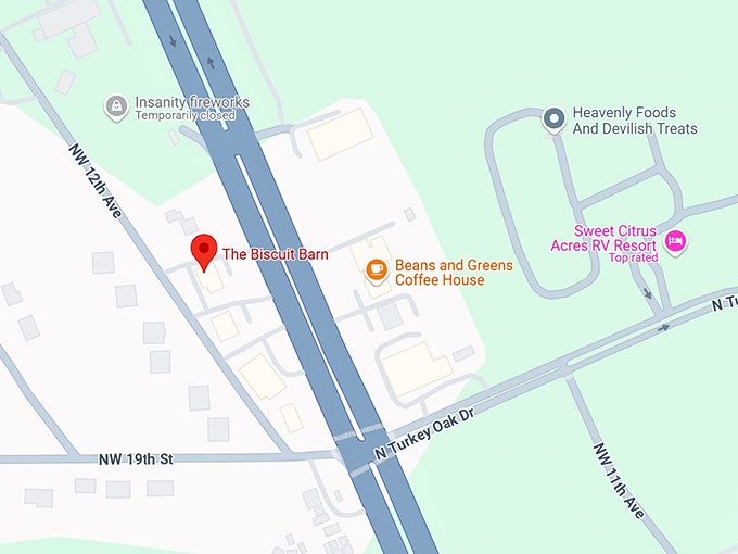 16. the biscuit barn map