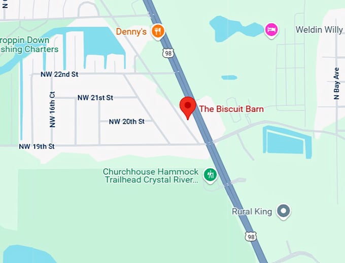 the biscuit barn map