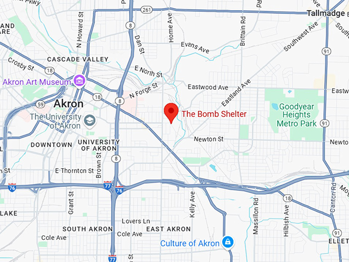 16. the bomb shelter map