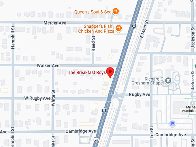 16. the breakfast boys map