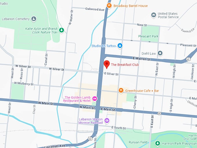 16. the breakfast club map