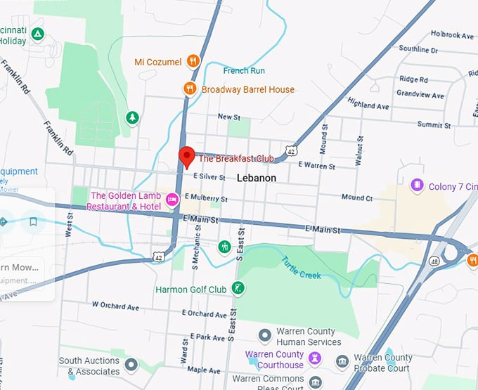 16. the breakfast club map