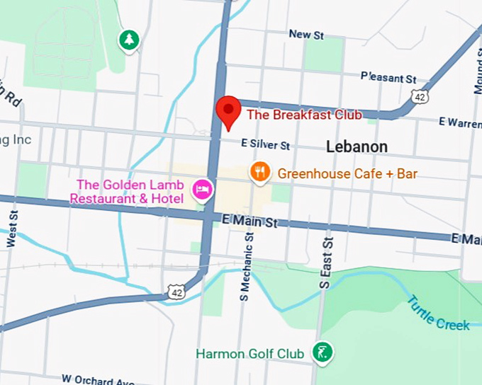 16. the breakfast club map