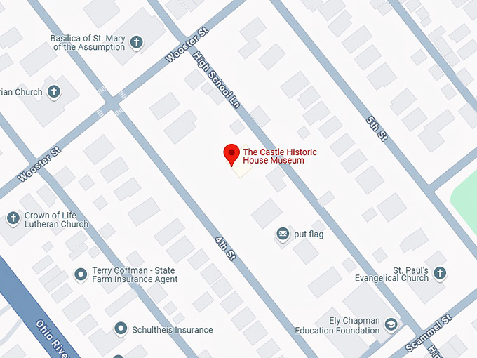 16. the castle historic house museum map