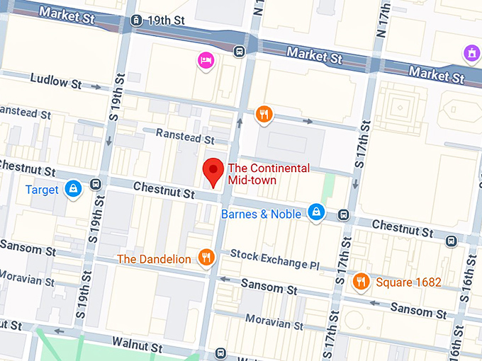 16. the continental mid town map
