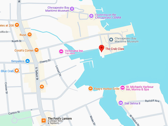 16. the crab claw map