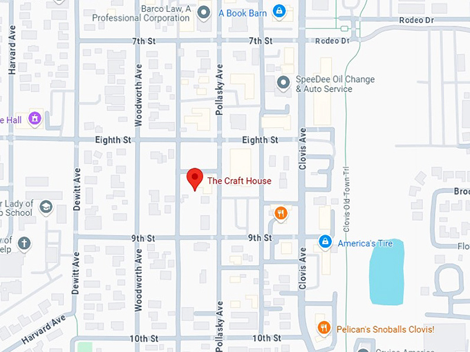 16. the craft house map