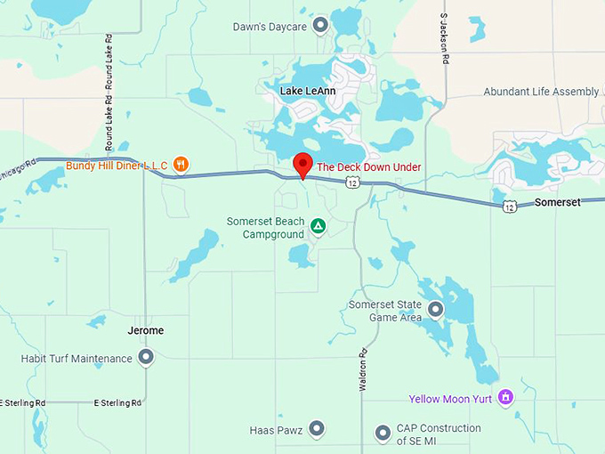 16. the deck down under map