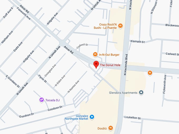 16. the donut hole map