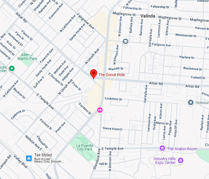 16. the donut hole map
