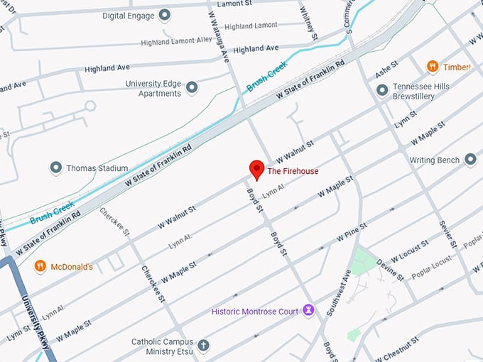 16. the firehouse map