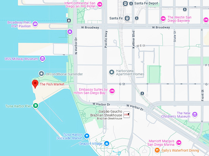 16. the fish market map