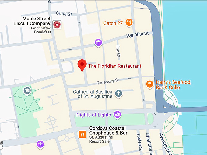 16. the floridian restaurant map