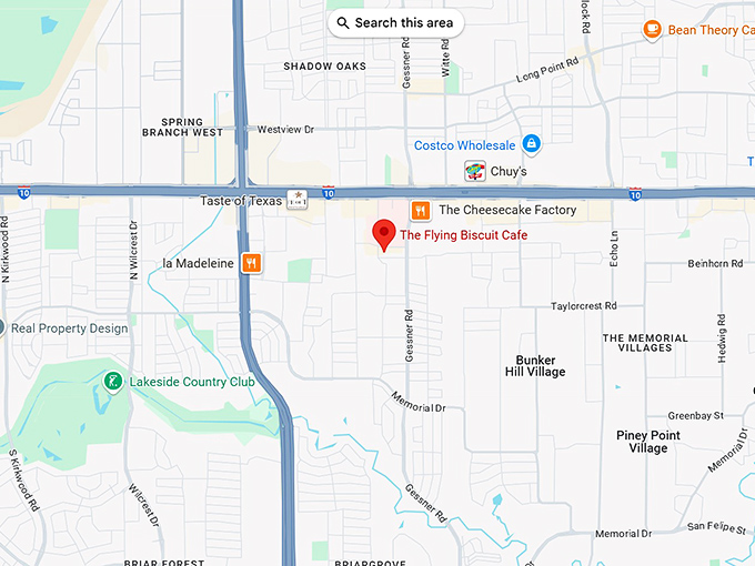 16. the flying biscuit cafe map