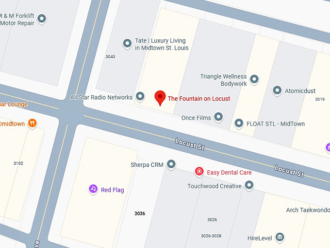 16. the fountain on locust map