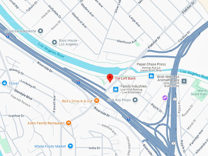 16. the left bank map