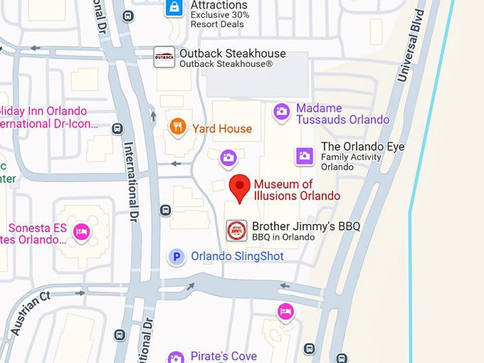 16. the museum of illusions map