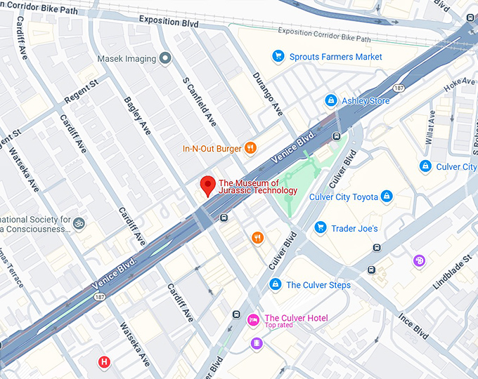 16. the museum of jurassic technology map