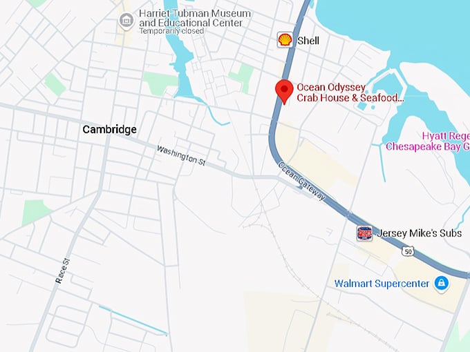 16. the ocean odyssey crab house map