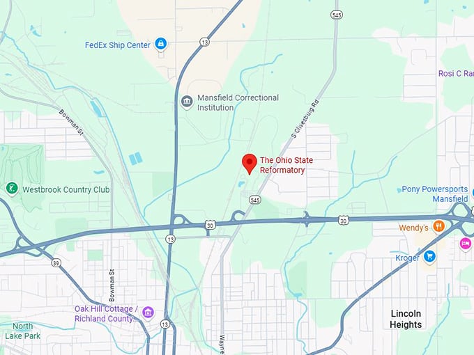 16. the ohio state reformatory map