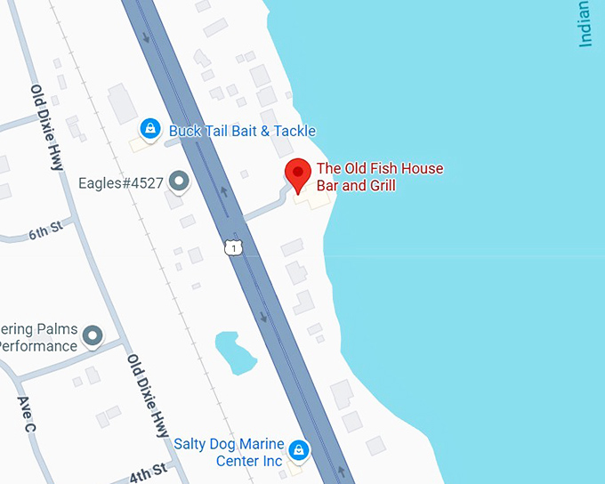 16. the old fish house bar & grill map