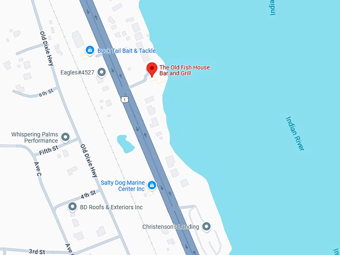 16. the old fish house bar and grill map