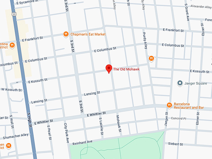 16. the old mohawk map