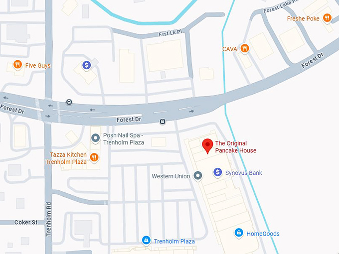 16. the original pancake house map