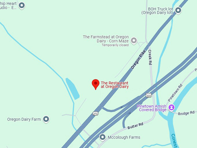 16. the restaurant at oregon dairy map