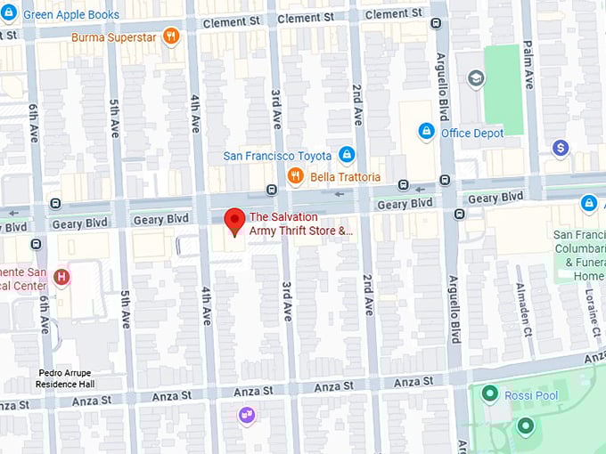 16. the salvation army thrift store & donation center map