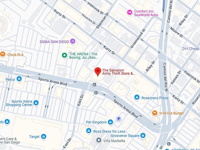 16. the salvation army thrift store & donation center map