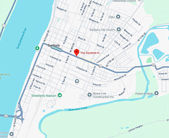 16. the squeeze in map